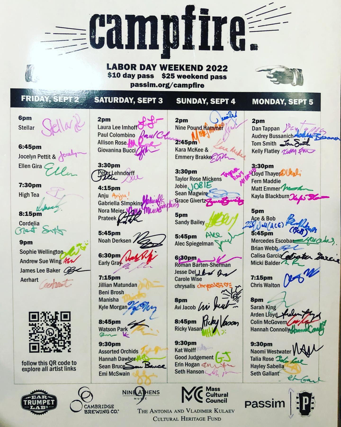 Club Passim Labor Day Campfire Festival – Dan Tappan Music